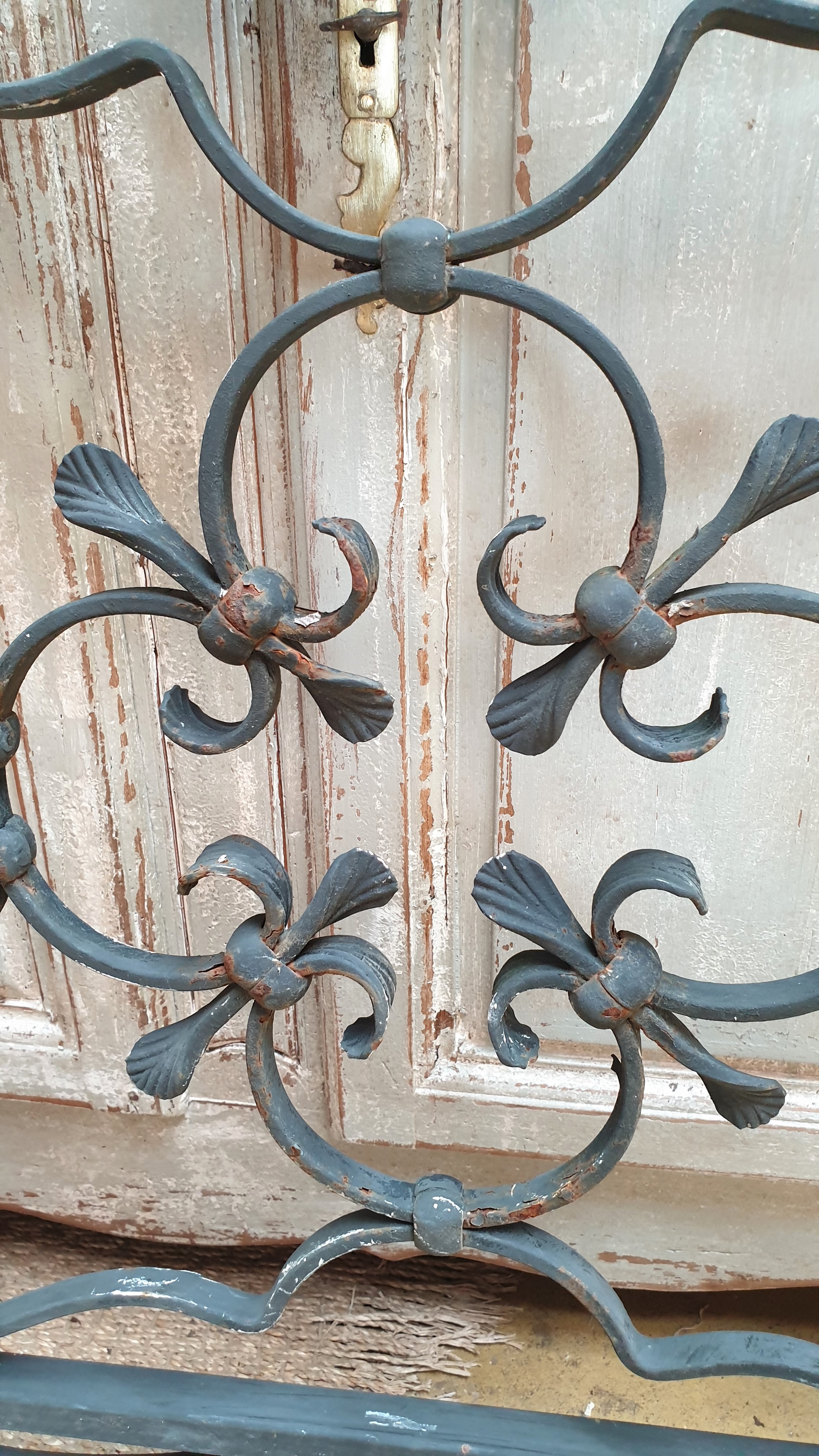 A lot of 6 French Scrollwork Grilles