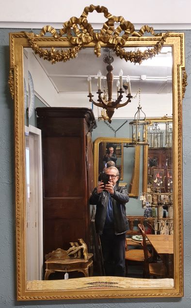 A French Napoleon III Mirror