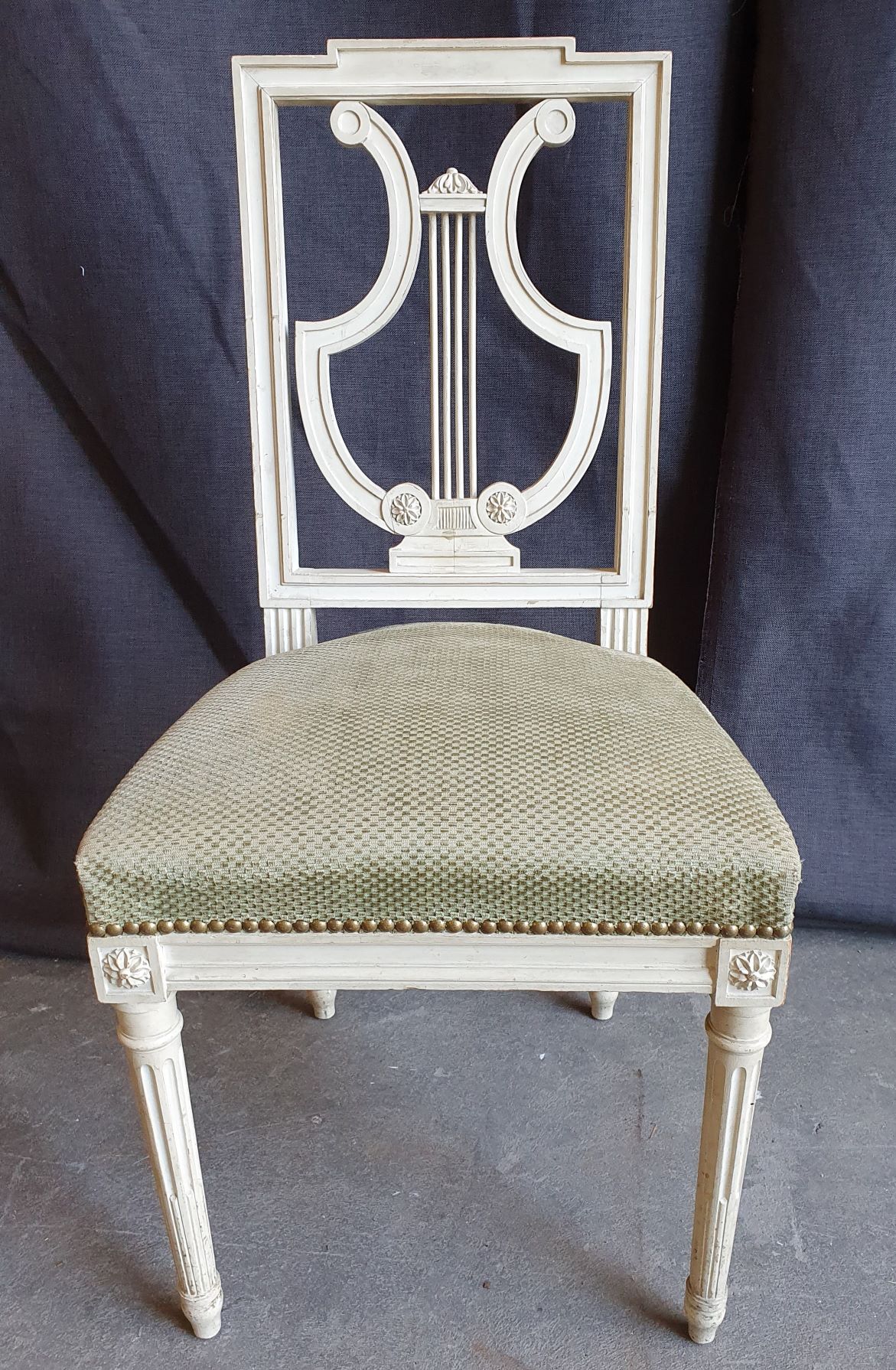 A pair of Lyre-Back Chairs