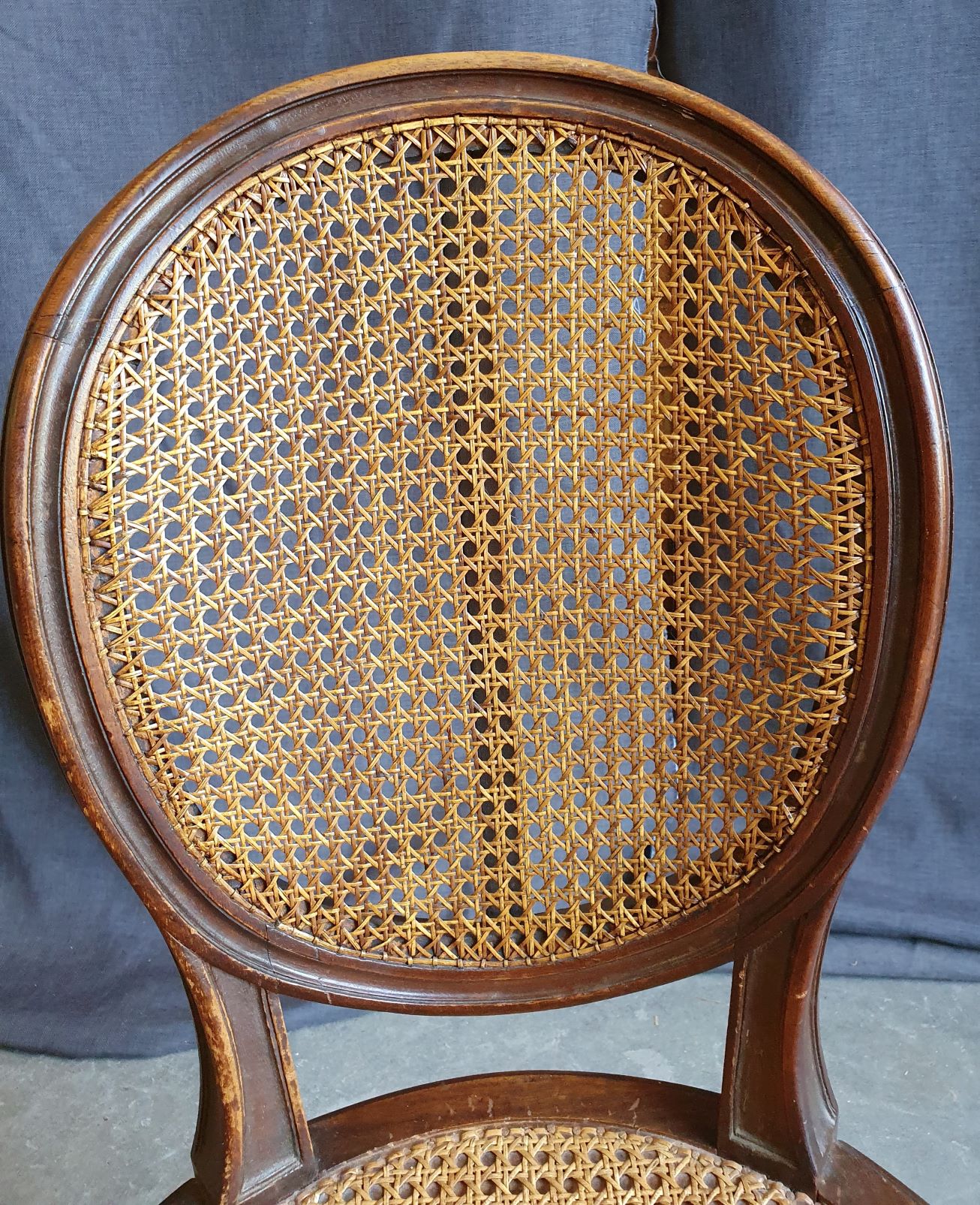 A set of eight Medallion Back Chairs