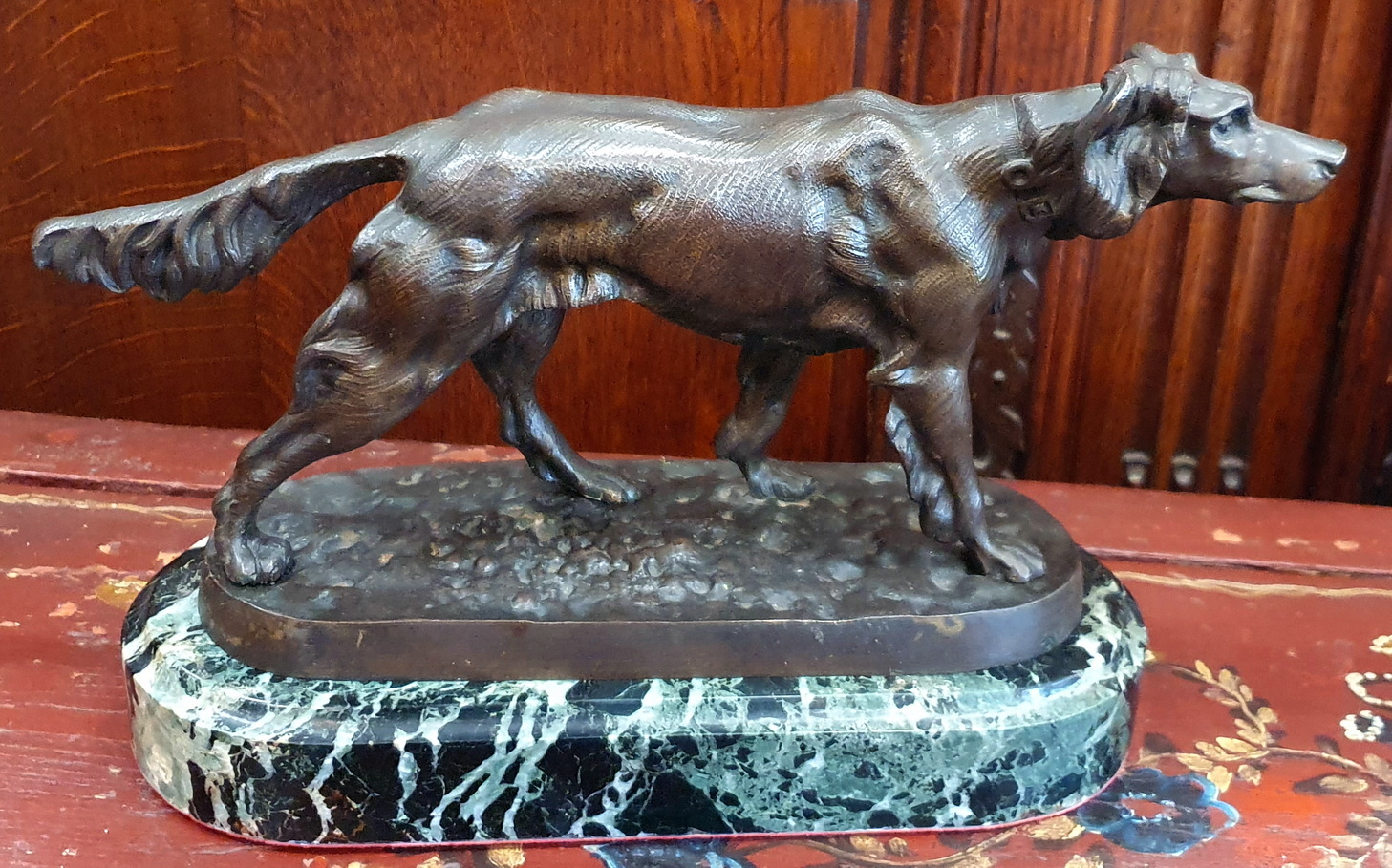 Miguel Meirelles Antiques – A French Bronze Setter Dog