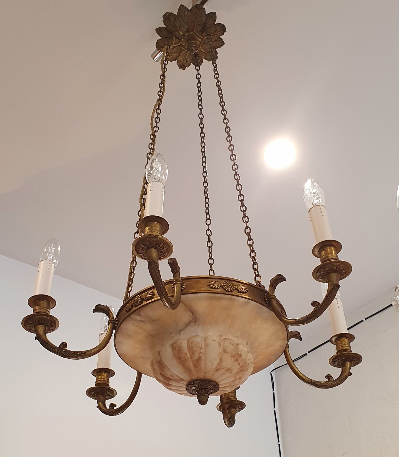 A French Empire Ceiling Light