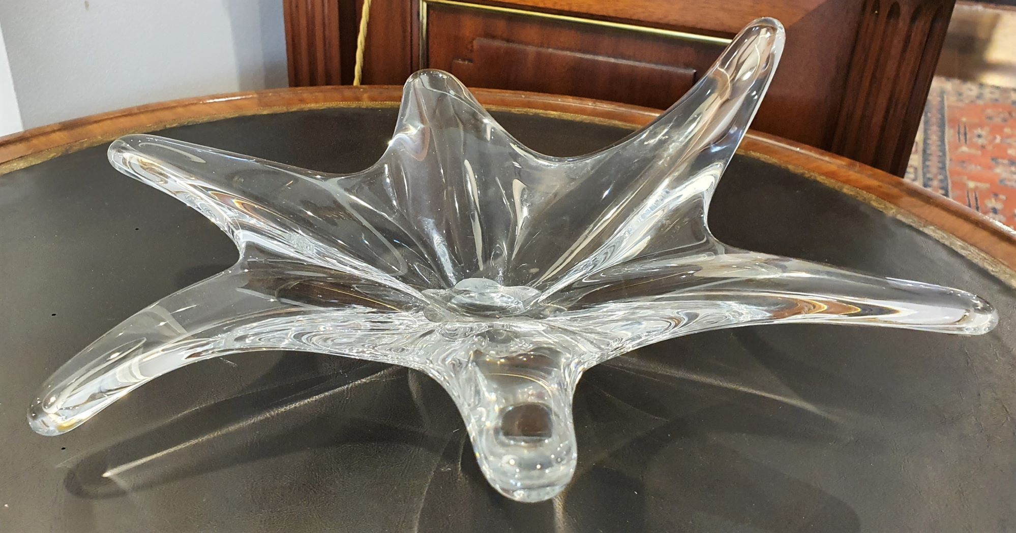 A Baccarat Crystal Starfish Bowl