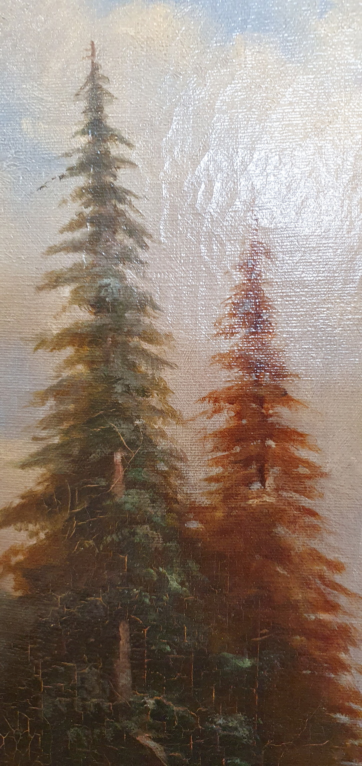A French Alpine Landscape Painting