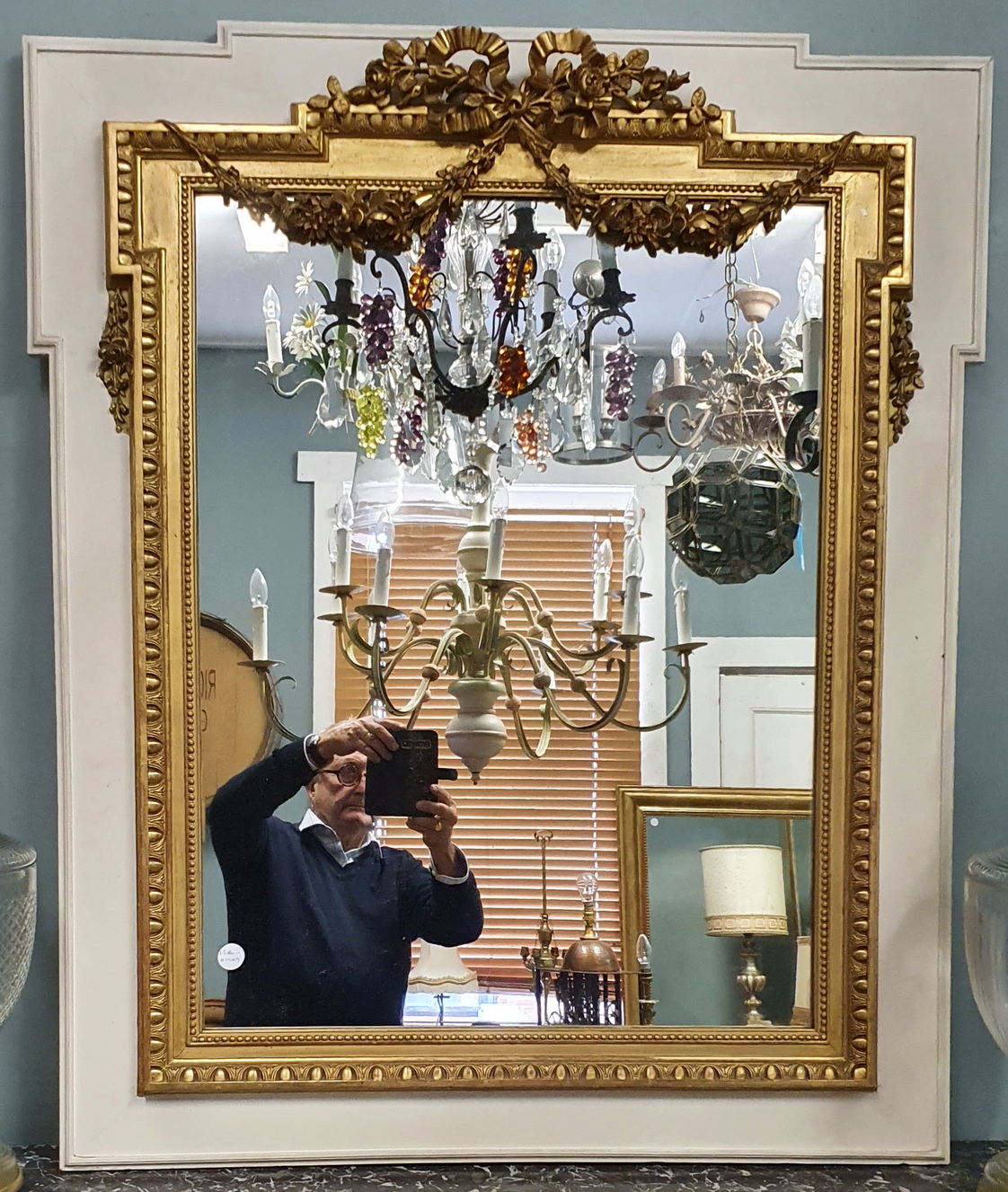 Miguel Meirelles Antiques - A French Napoleon III Mirror