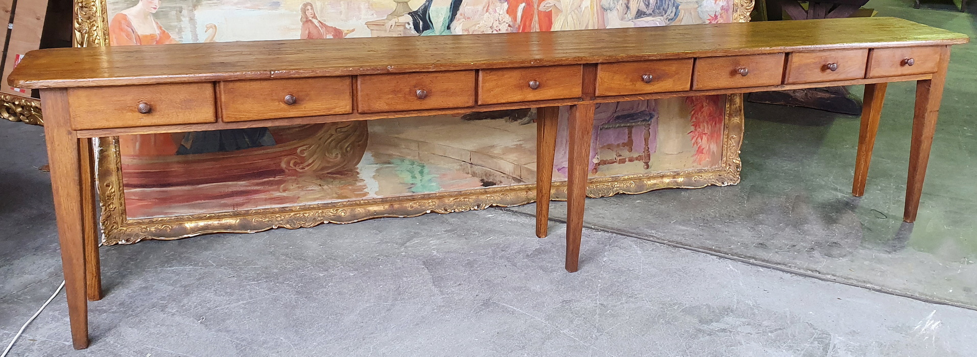 A Long French Serving Table