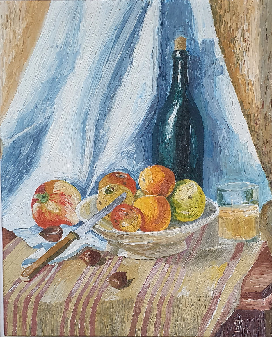 A French Still Life with Oranges