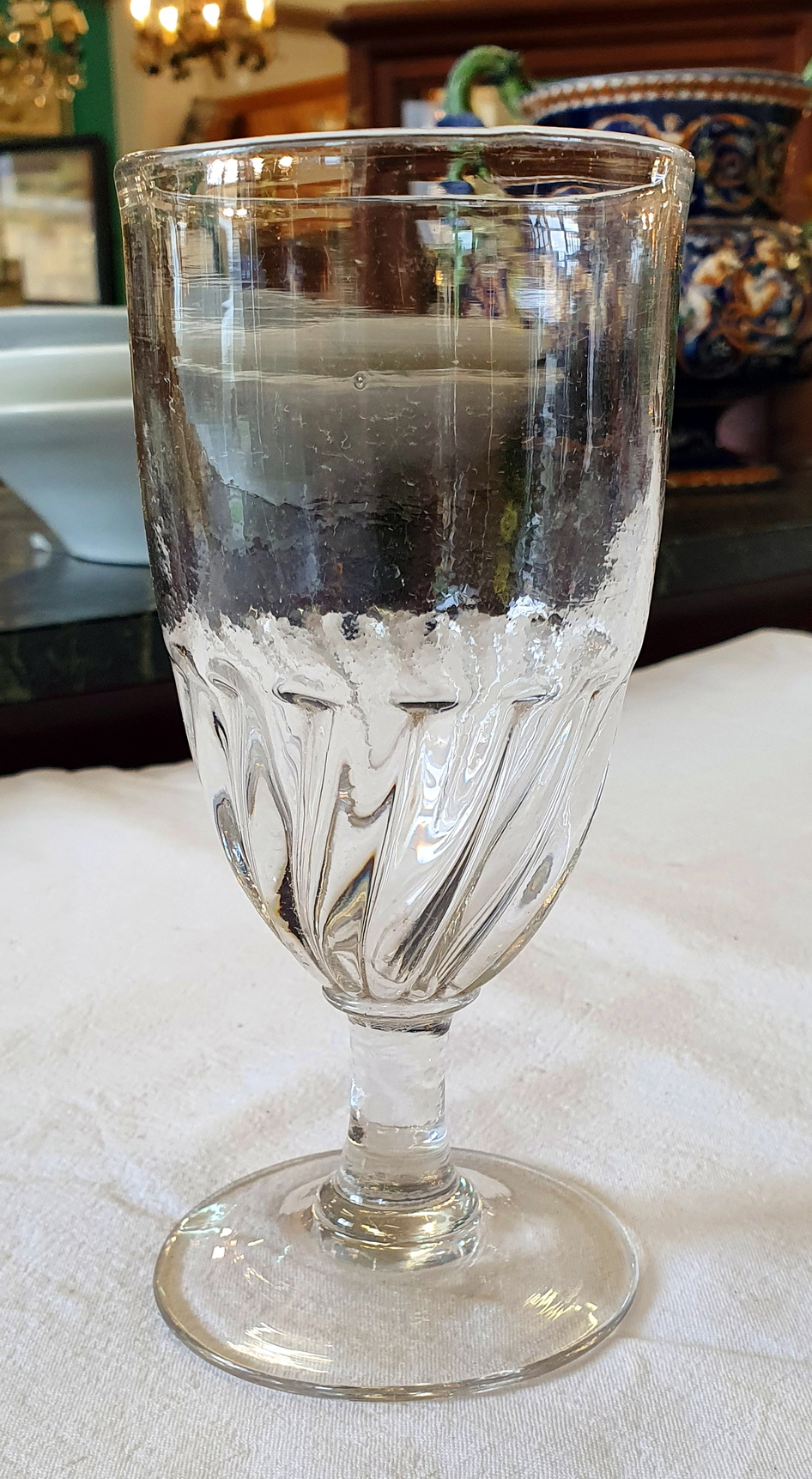 A Gadrooned Absinthe glass