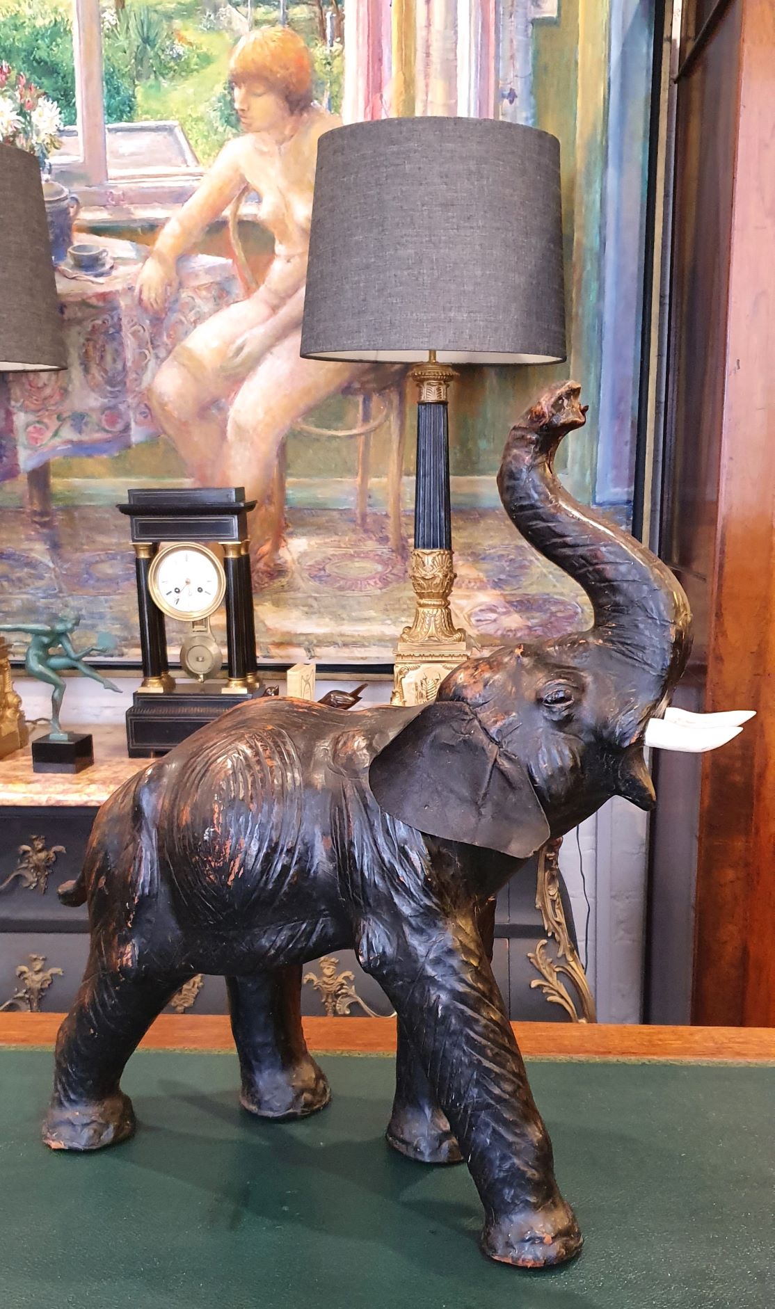 A French Leather Elephant