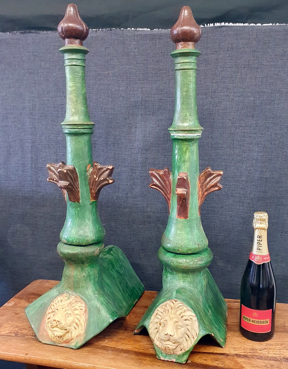 Miguel Meirelles Antiques – A pair of French Roof Finials