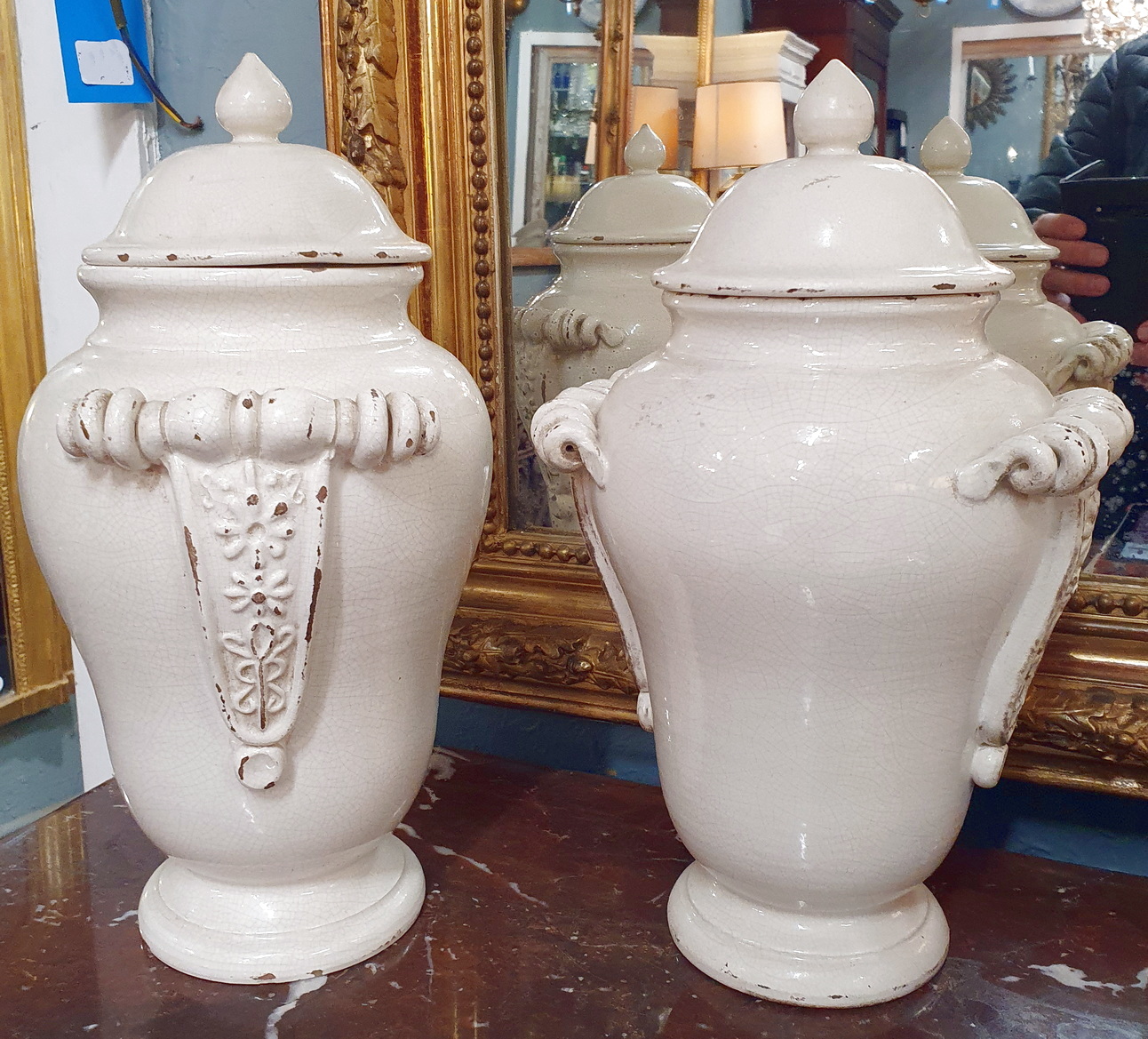 Miguel Meirelles Antiques – A pair of Louis XIV Vases