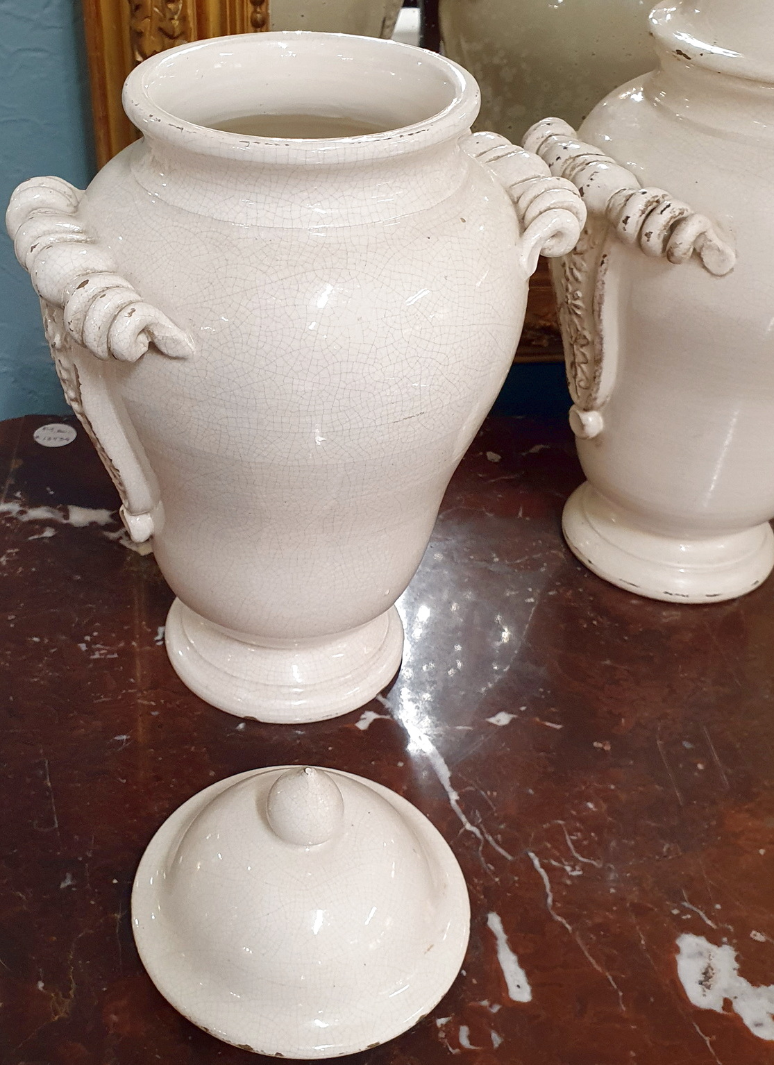 Miguel Meirelles Antiques – A pair of Louis XIV Vases