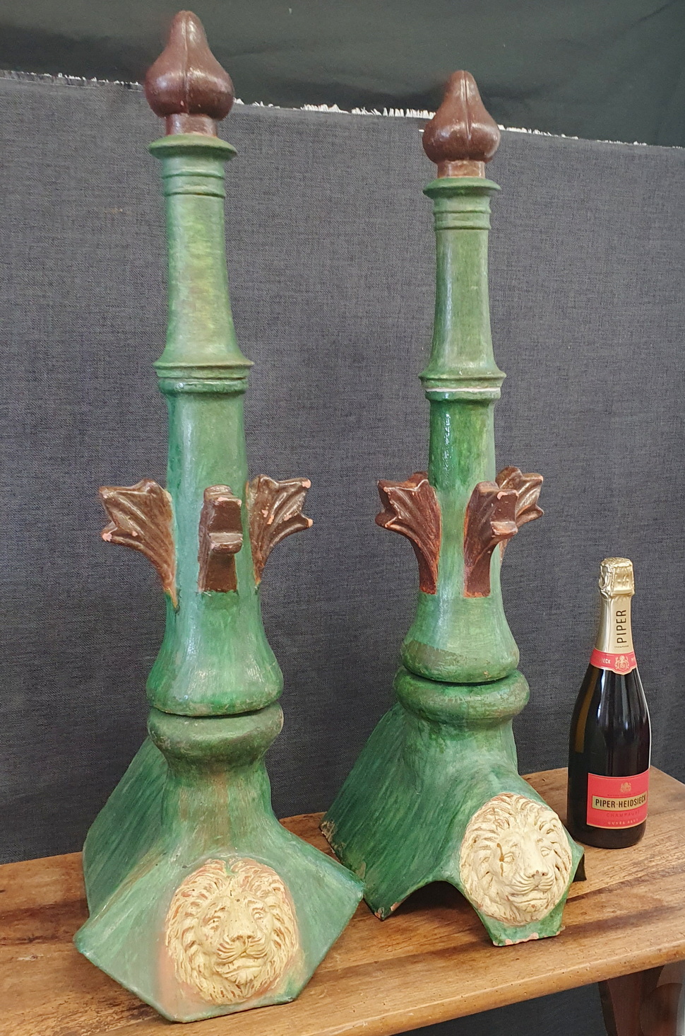 Miguel Meirelles Antiques – A pair of French Roof Finials