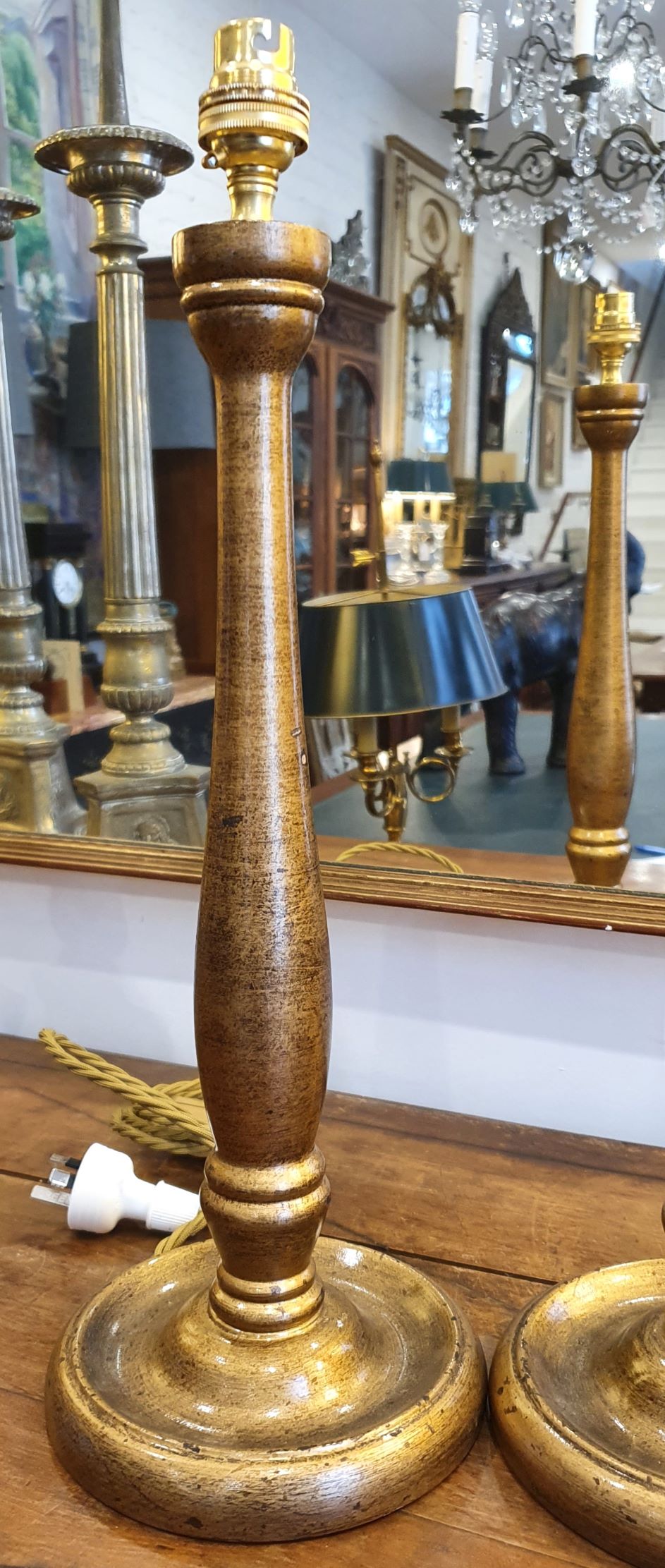 A pair of vintage French Table Lamps