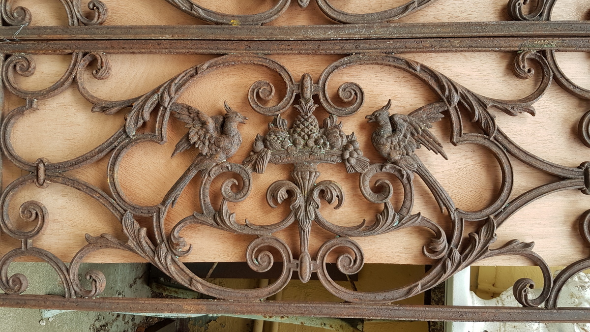 A pair of French Balcony Grilles