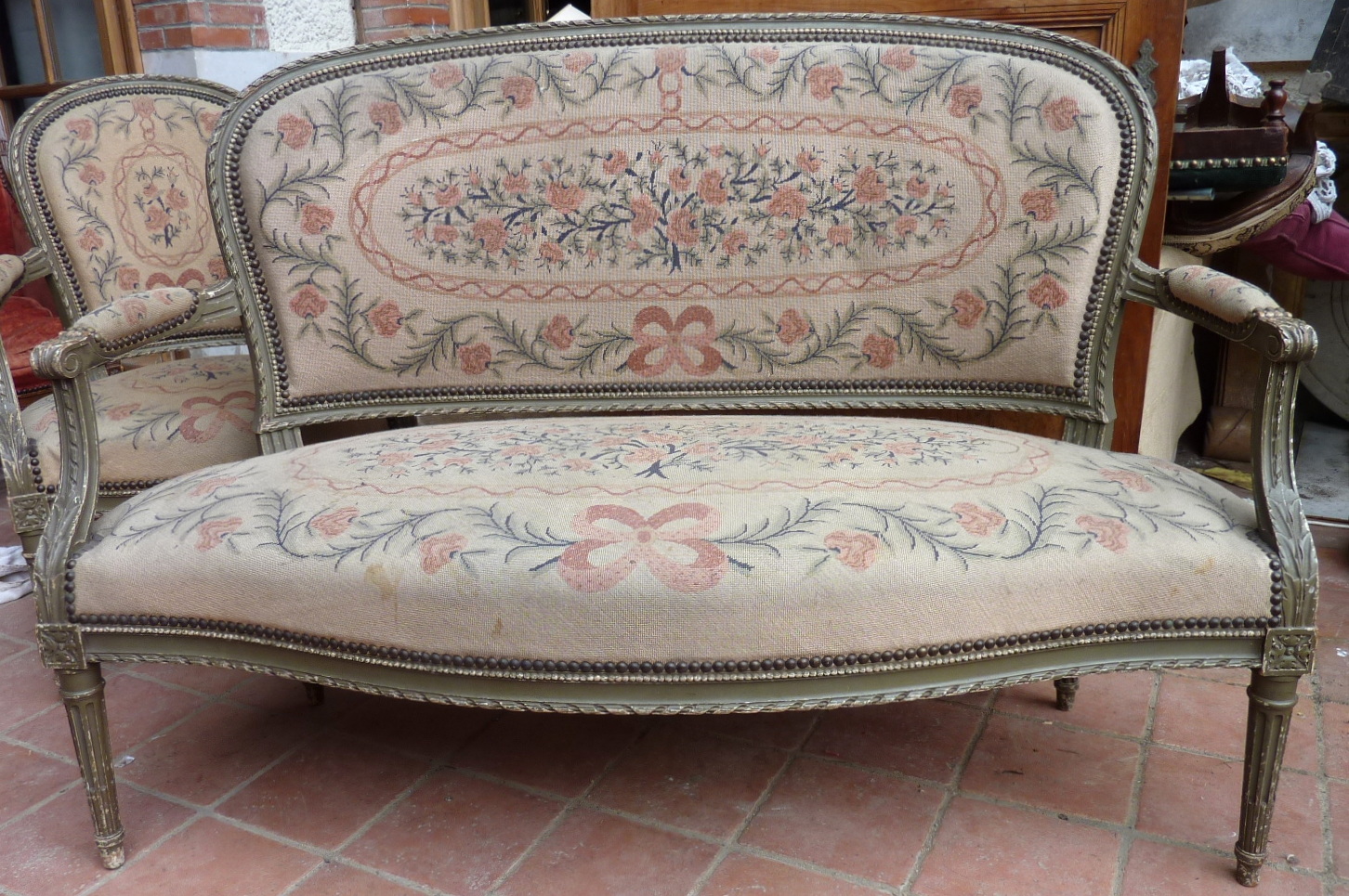 A Louis XVI Canape