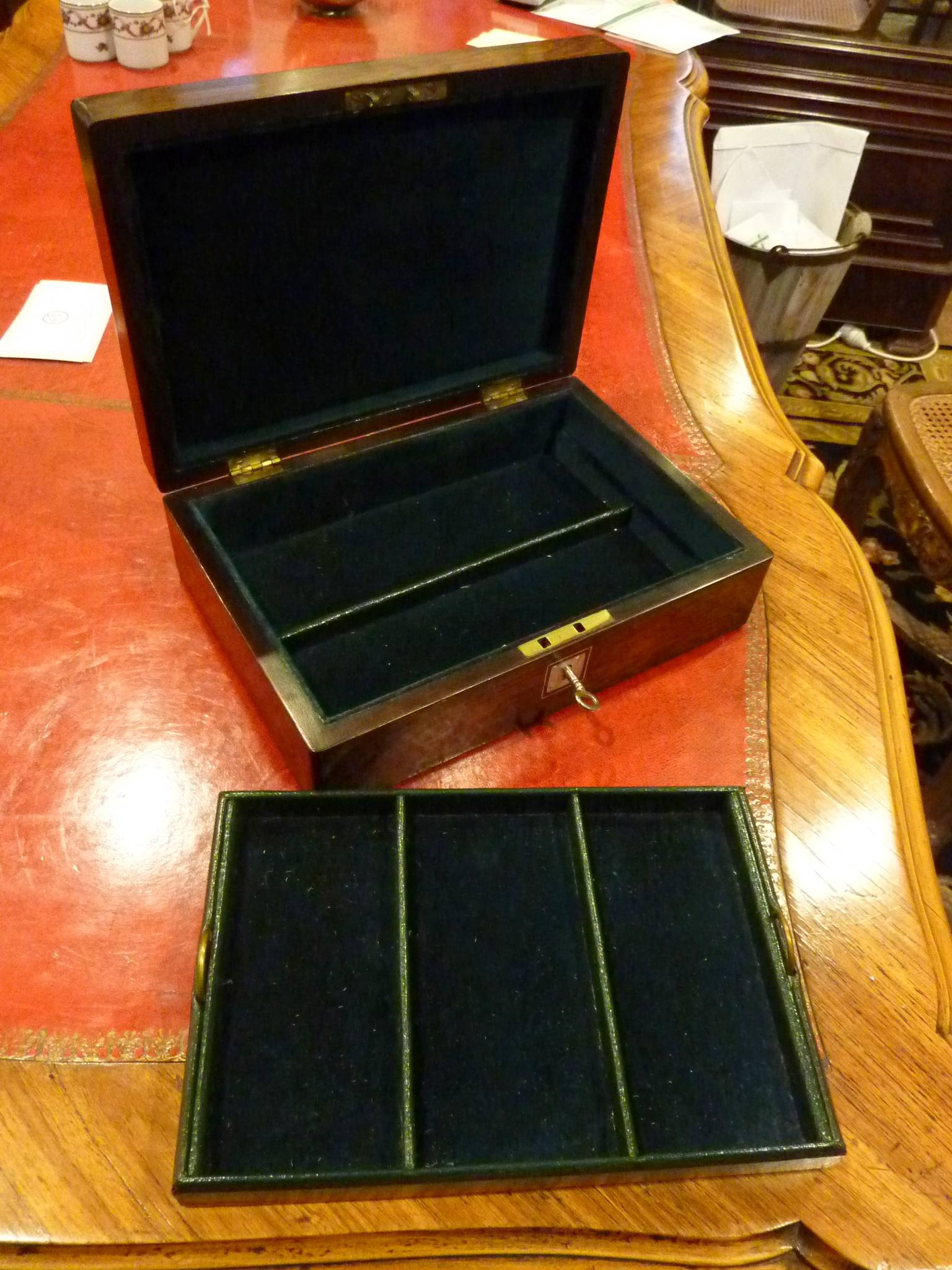 An English Regency Jewellery Box