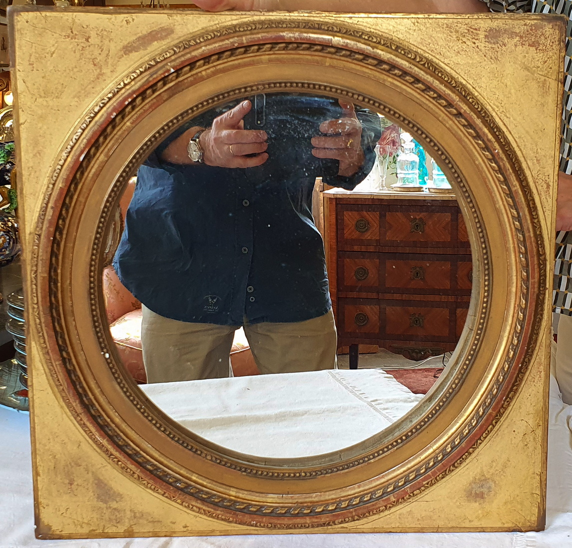 A French Circular Mirror